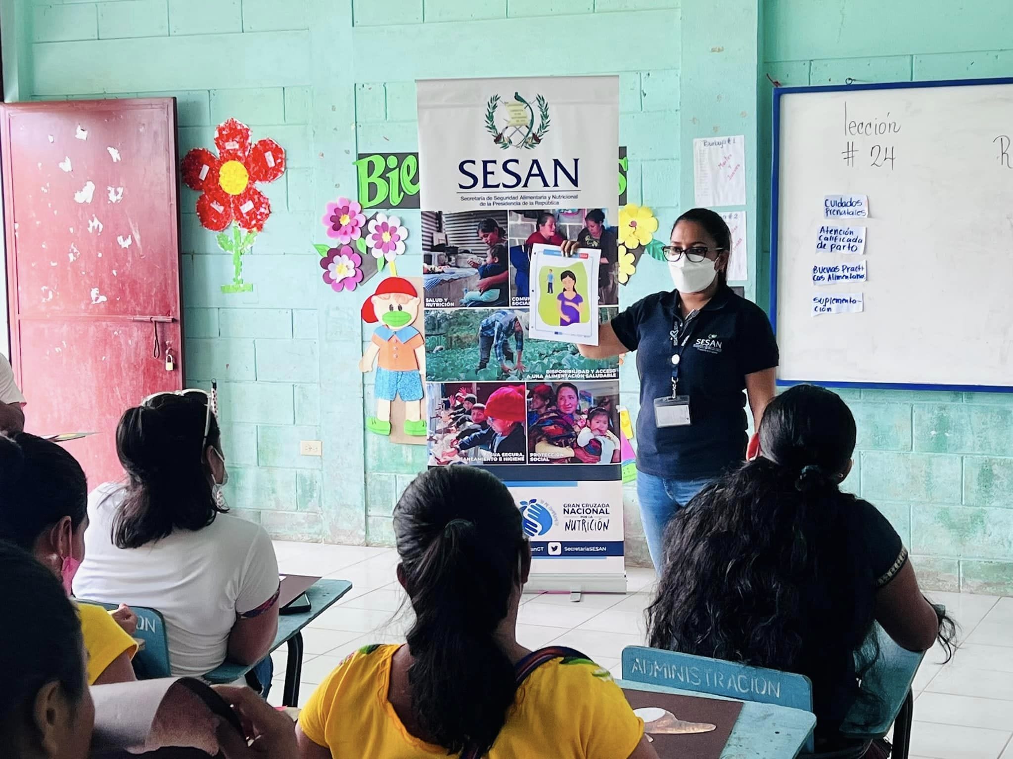 Cambio social y de comportamiento: así promueve la SESAN la lactancia materna – SESAN Guatemala